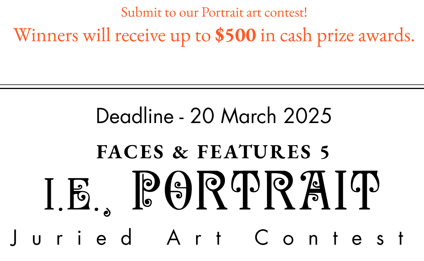 Faces & Features 第五屆肖像藝術評審競賽 Faces & Features, 5th Portrait Art Juried ...