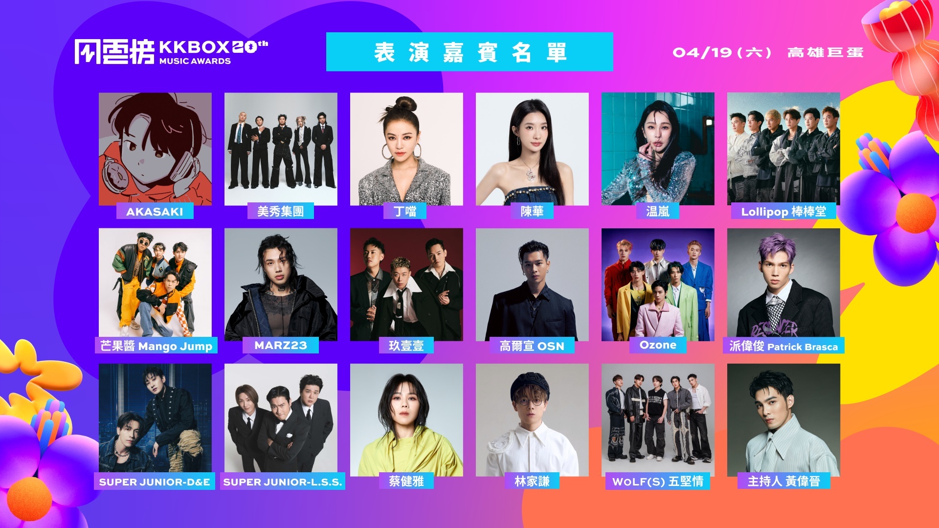 『Super Junior』 兩子團要來了！第 20 屆KKBOX風雲榜18組海內外重磅級卡司夢幻聯動4/19登高雄巨蛋 - 文章 - Dream & Hunter - 獎金獵人