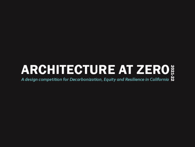 零碳居住 Architecture at Zero 2021-2022 - Contest - Bounty Hunter