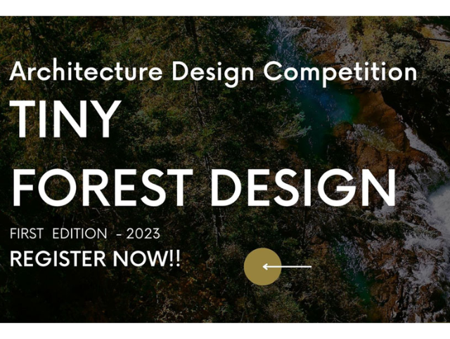 INTERNATIONAL DESIGN COMPETITION:TINY FOREST 國際設計大賽：小森林 - 2023 - 獎金獵人